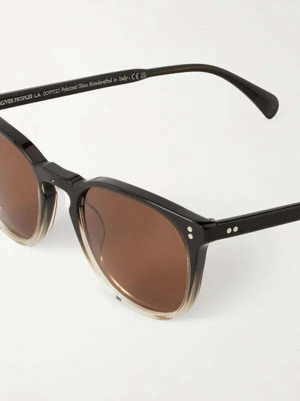 Oliver Spencer Finley Esq. Round-frame Sunglasses - Brown