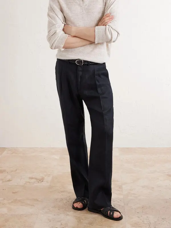 John Lobb Seaford Full-grain Leather Sandals - Black