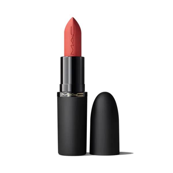 MAC COSMETICS Powder Kiss Hazy Matte Lipstick - Brickthrough