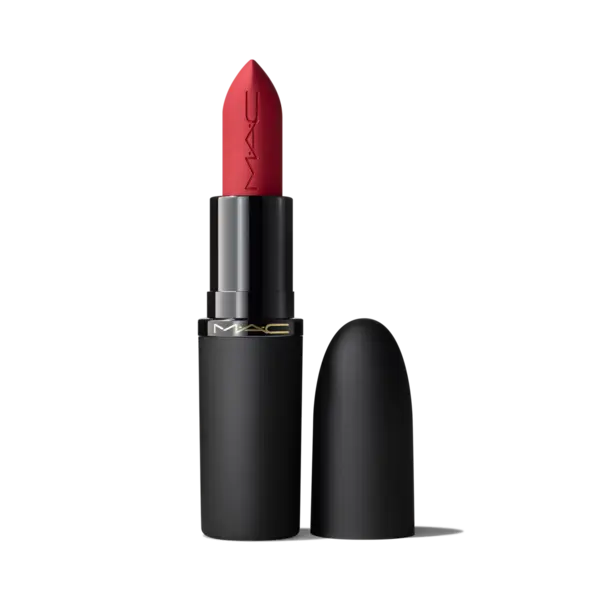 MAC COSMETICS Powder Kiss Hazy Matte Lipstick - Ruby New