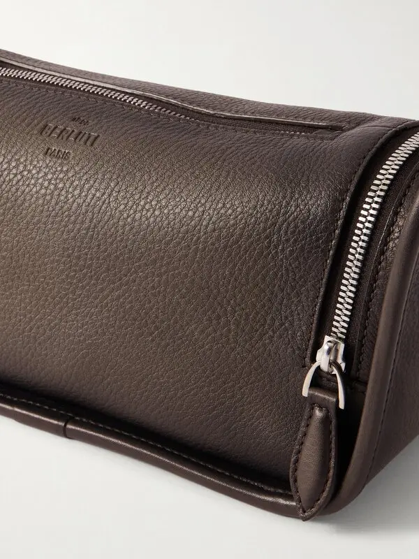 Berluti Périple Full-grain Leather Messenger Bag