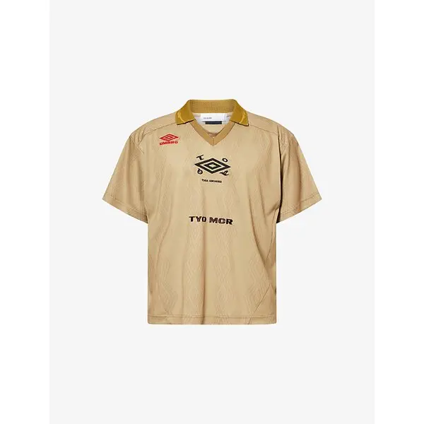 TOGA VIRILIS Toga X Umbro Logo-embellished Woven Football Shirt - Beige