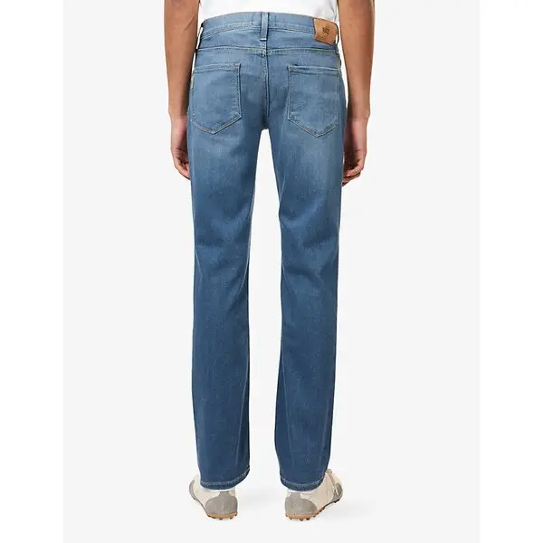 Paige Normandie Straight-leg Stretch-denim Blend Jeans