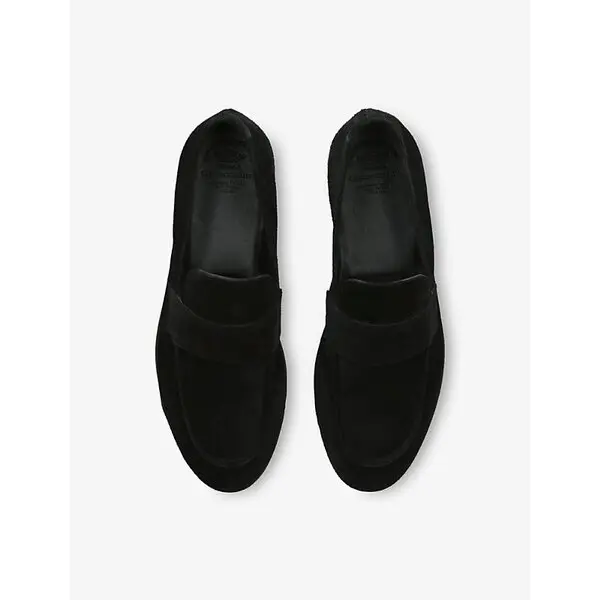 Officine Creative Blair 001 Suede Loafers - Black