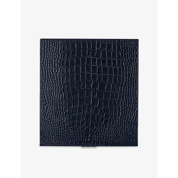 Smythson Mara Lockable Leather Watch Box