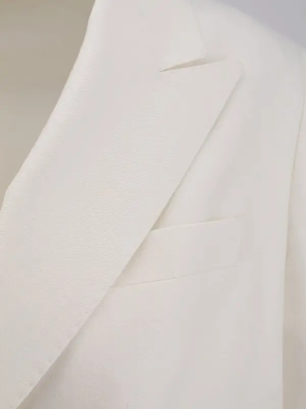 Tagliatore Jasmine Linen Suit - White
