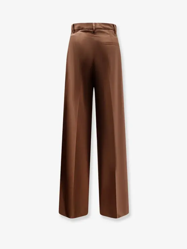 HEVO Torreveneri Wool Blend Trousers - Brown