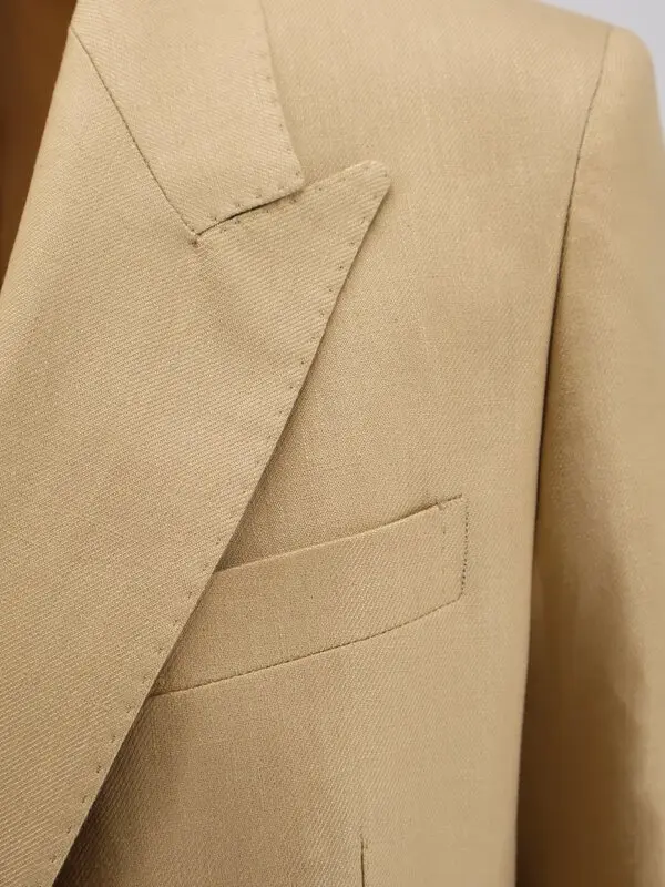 Tagliatore Jasmine Linen Suit - Beige