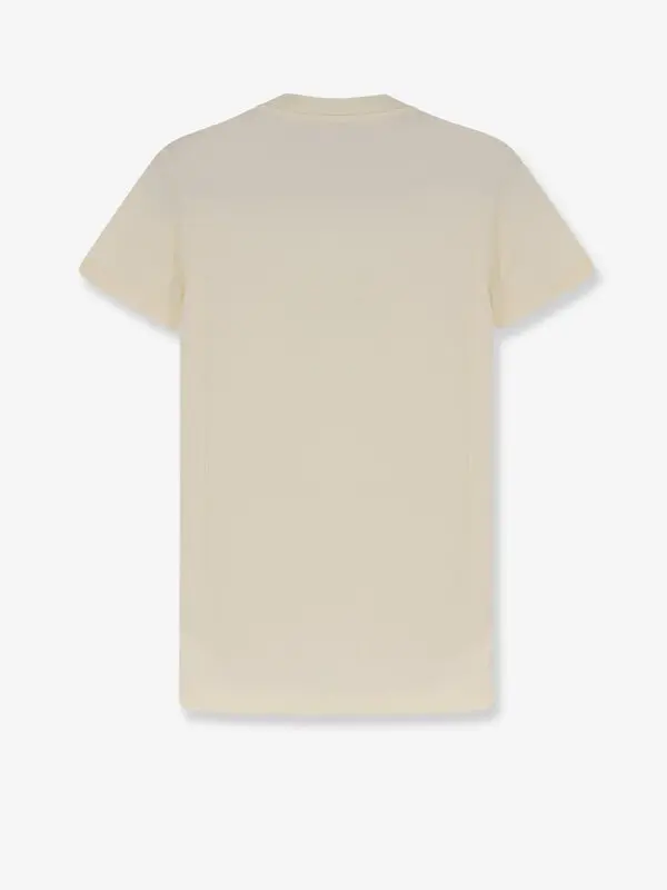 Moncler Cotton T-shirt With Flocked Logo