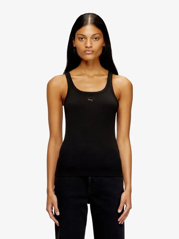DIESEL® Ribbed Cotton Tank Top