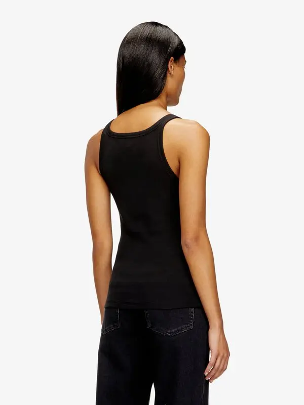 DIESEL® Ribbed Cotton Tank Top