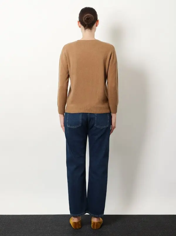 THE ROW Noler Cashmere Sweater - Brown