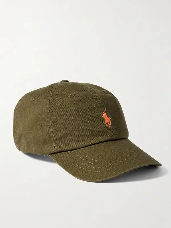 Polo Ralph Lauren Embroidered Cotton-twill Cap - Green