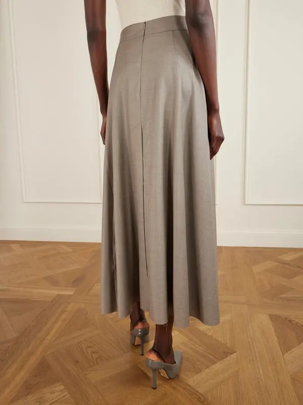 Sasuphi Lauren Wool Midi Skirt