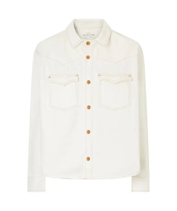 SLVRLAKE Cassidy Denim Jacket - White