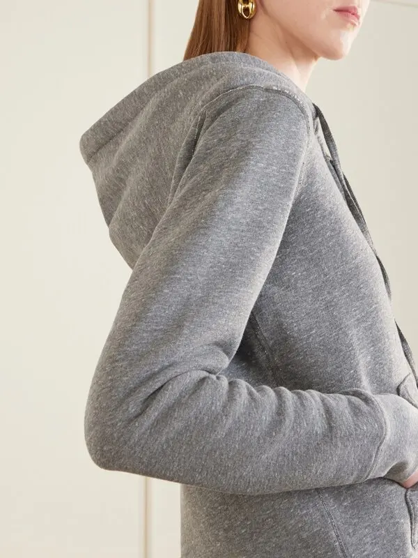 NILI LOTAN Callie Hooded Zip-up Sweater