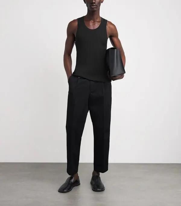 Simkhai Elikai Ribbed Cotton Tank Top