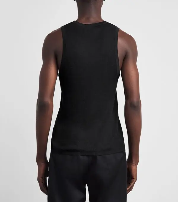 Simkhai Elikai Ribbed Cotton Tank Top