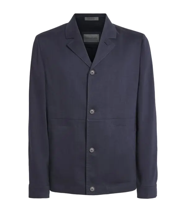 Corneliani Linen-wool Overshirt