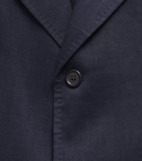 Corneliani Linen-wool Overshirt