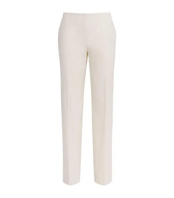 TOTEME Basketweave Wide-leg Trousers