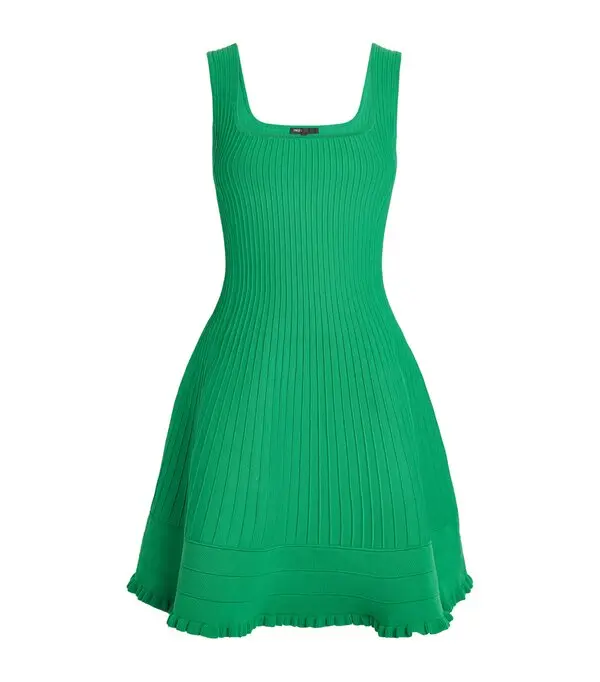 Maje Knitted Skater Mini Dress