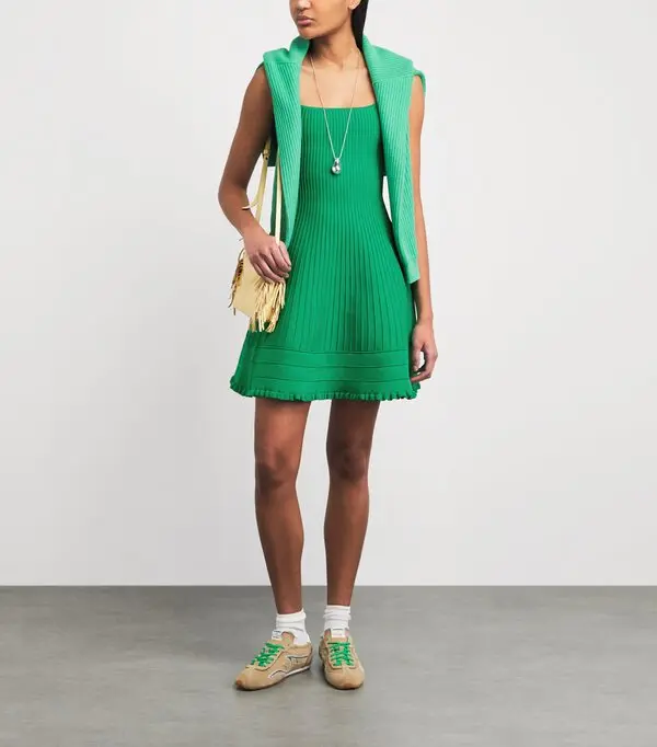 Maje Knitted Skater Mini Dress