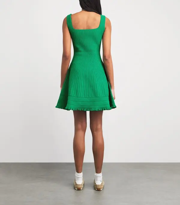 Maje Knitted Skater Mini Dress