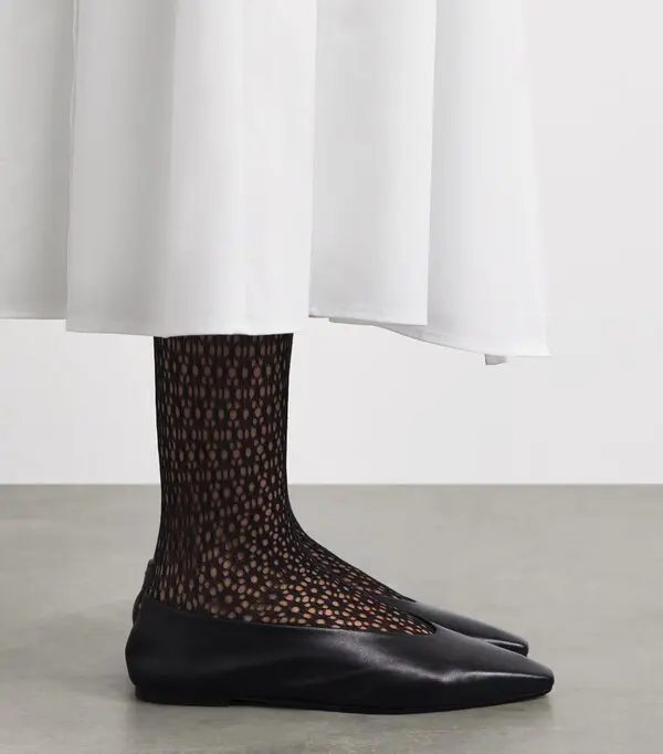 Wolford Daisy Net Tights - Black