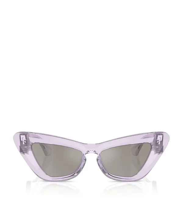 Burberry Acetate Cat-eye Sunglasses - Purple