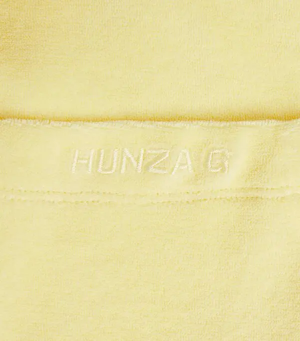 Hunza G Towelling Resort Shirt - Yellow