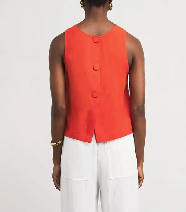 ERES Linen Ravie Blouse - Red