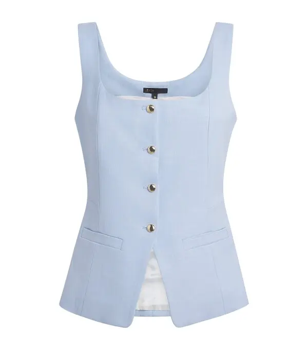 Maje Square-neck Waistcoat