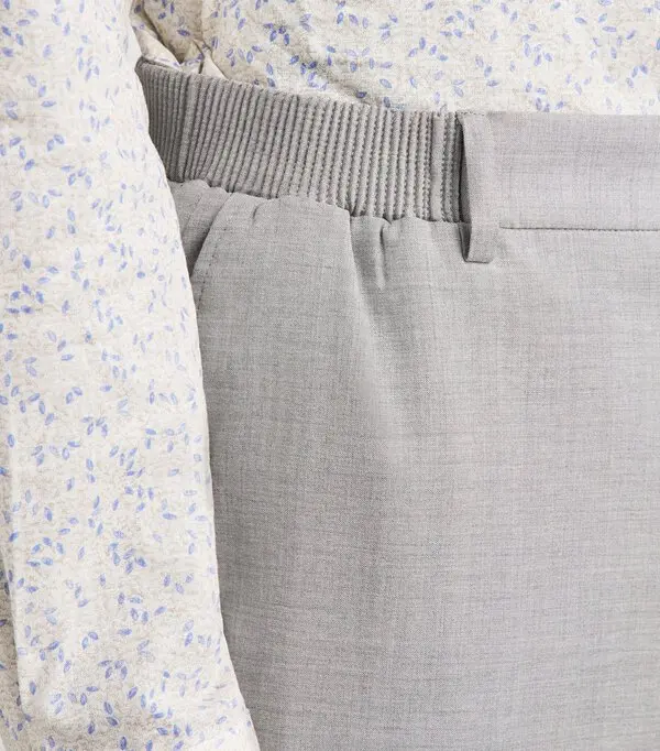 Pal Zileri Wool-blend Slim Trousers