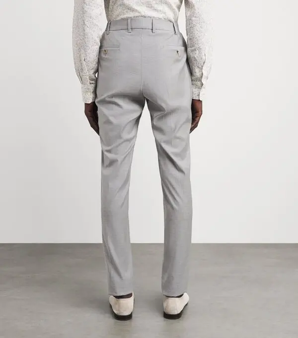 Pal Zileri Wool-blend Slim Trousers