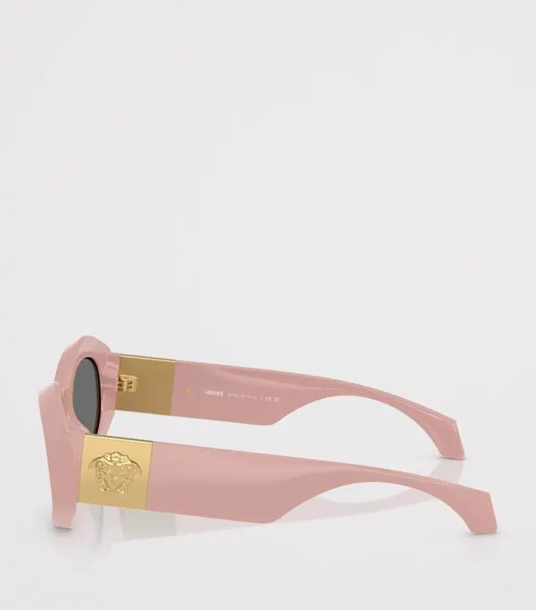 Versace Acetate Irregular Sunglasses - Pink