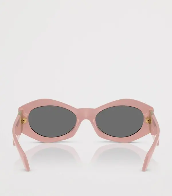 Versace Acetate Irregular Sunglasses - Pink