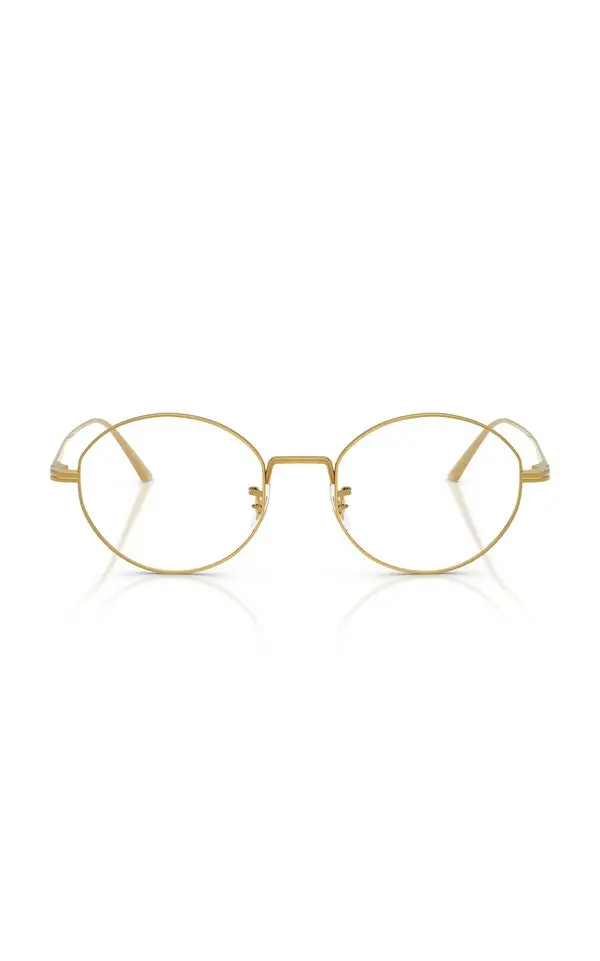 Khaite X Oliver Peoples 1994c Round-frame Metal Glasses - Gold
