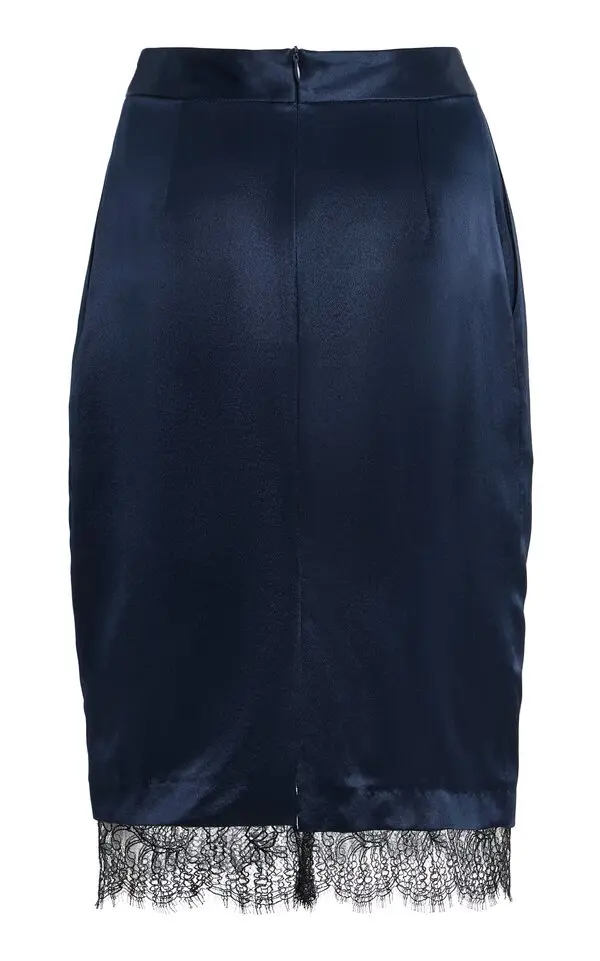 Françoise Layla Silk Midi Skirt