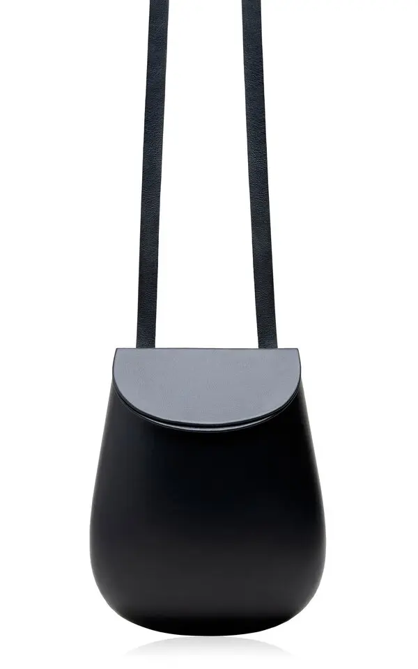 ANDREA MARRON Florero Sculptural Shoulder Bag - Black