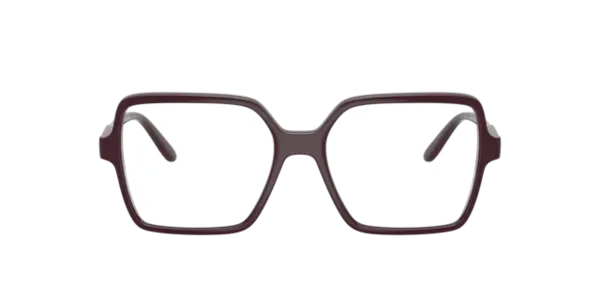 VOGUE Square Optical Glasses - Full Bordeaux