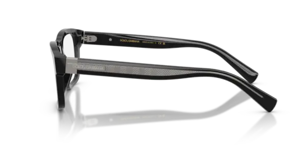 Dolce & Gabbana Rectangular Eyeglasses - Black