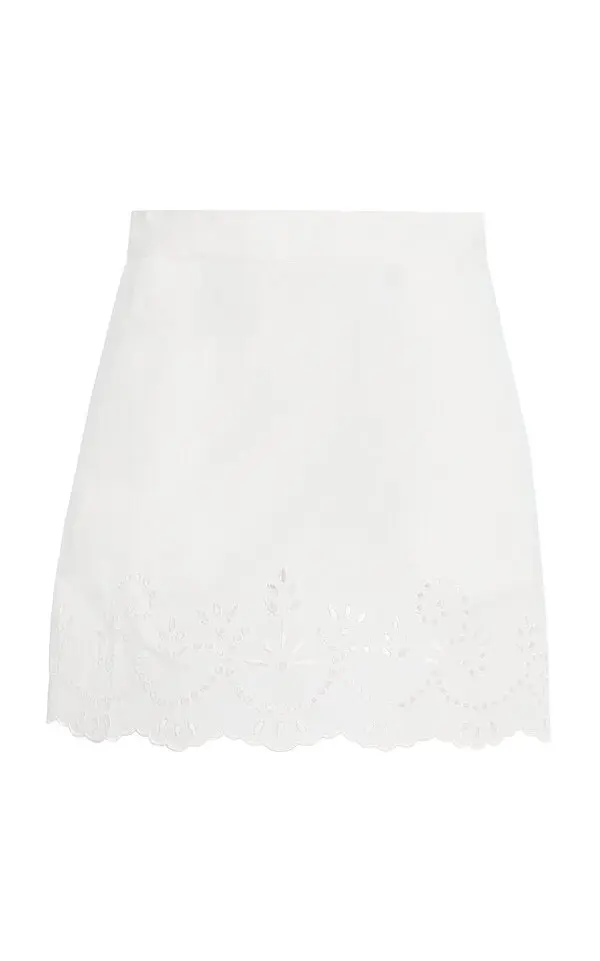 ALL THAT REMAINS Lisel Mini Skirt - White