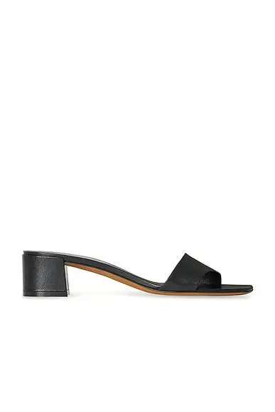 THE ROW Chocolate Mule - Black