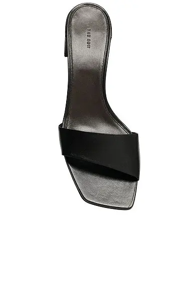THE ROW Chocolate Mule - Black