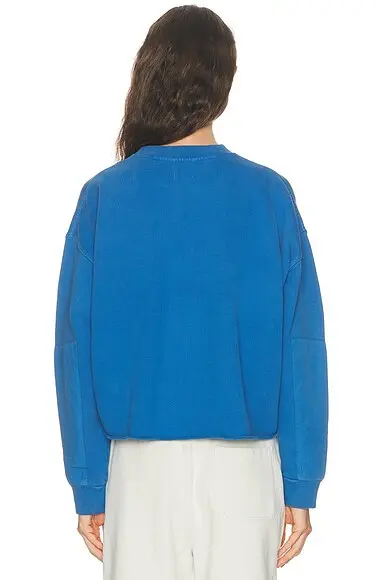 LESET Jamie Patch Crewneck Sweater