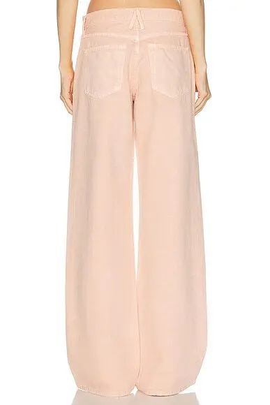 SLVRLAKE Mica Wide Leg Jeans - Desert Rose
