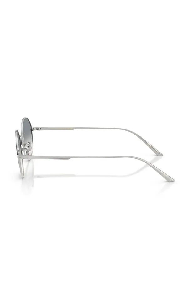 Khaite X Oliver Peoples 1994c Round-frame Sunglasses - Silver