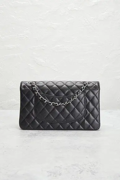 Chanel Caviar Medium Classic Double Flap Bag - Black