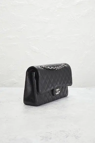 Chanel Caviar Medium Classic Double Flap Bag - Black